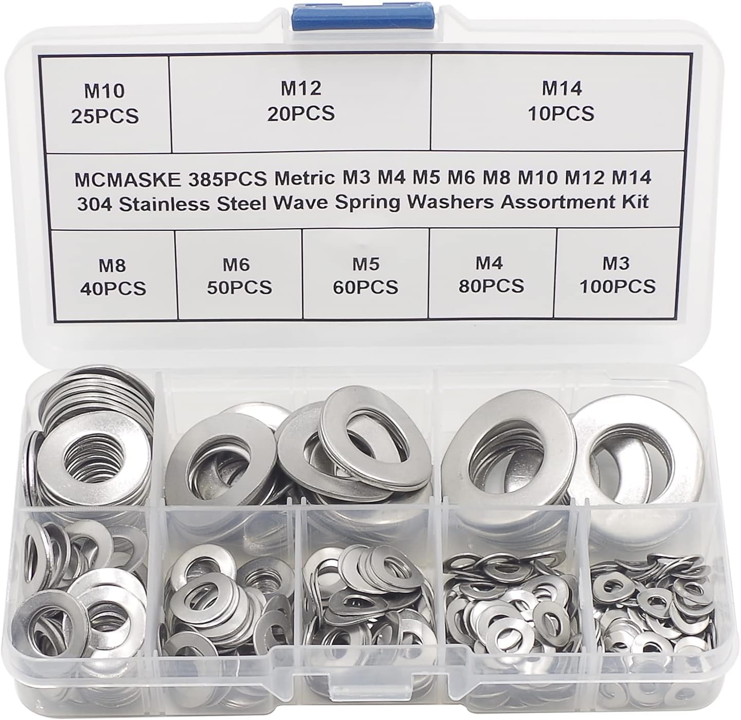 Amazon.com: Hillman 3640 M10 Metric Spring Wave Washer, 25-Pack ...