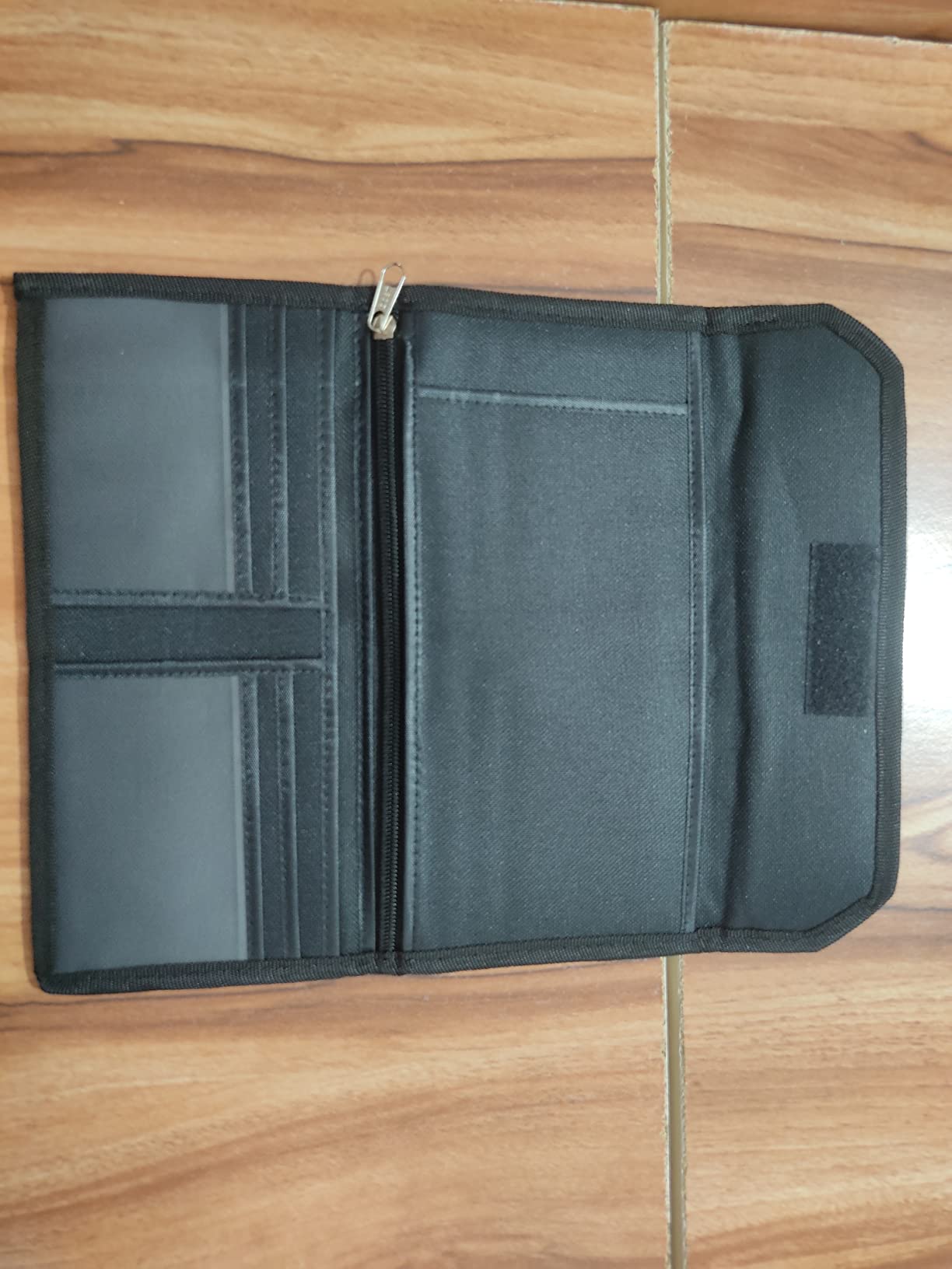 XUUG Matt Black Multiple Cheque Book Holder | Original Nylon Holds Upto ...