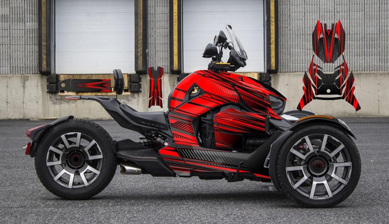 Amazon.com: KrazyGraphics Can Am Ryker/Rally Wrap - Motorcycle Vinyl ...