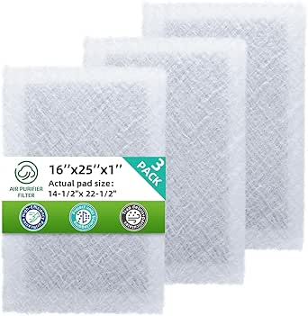 Amazon.com: 16x25 Replacement Filter Pads Compatible with Pristine Air ...