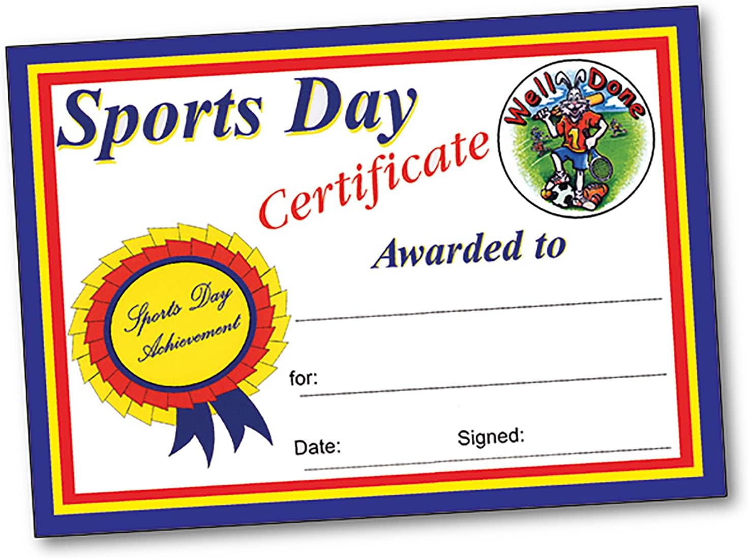 Sports Day School Reward Certificates A5 x 20 - Primary Teaching ...