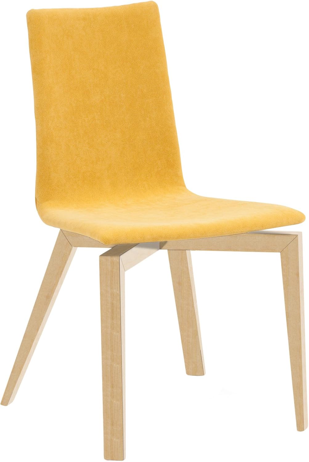 Amazon.com: Saloom Furniture Slip U Slip-U- Upholstered Plyshell Maple ...