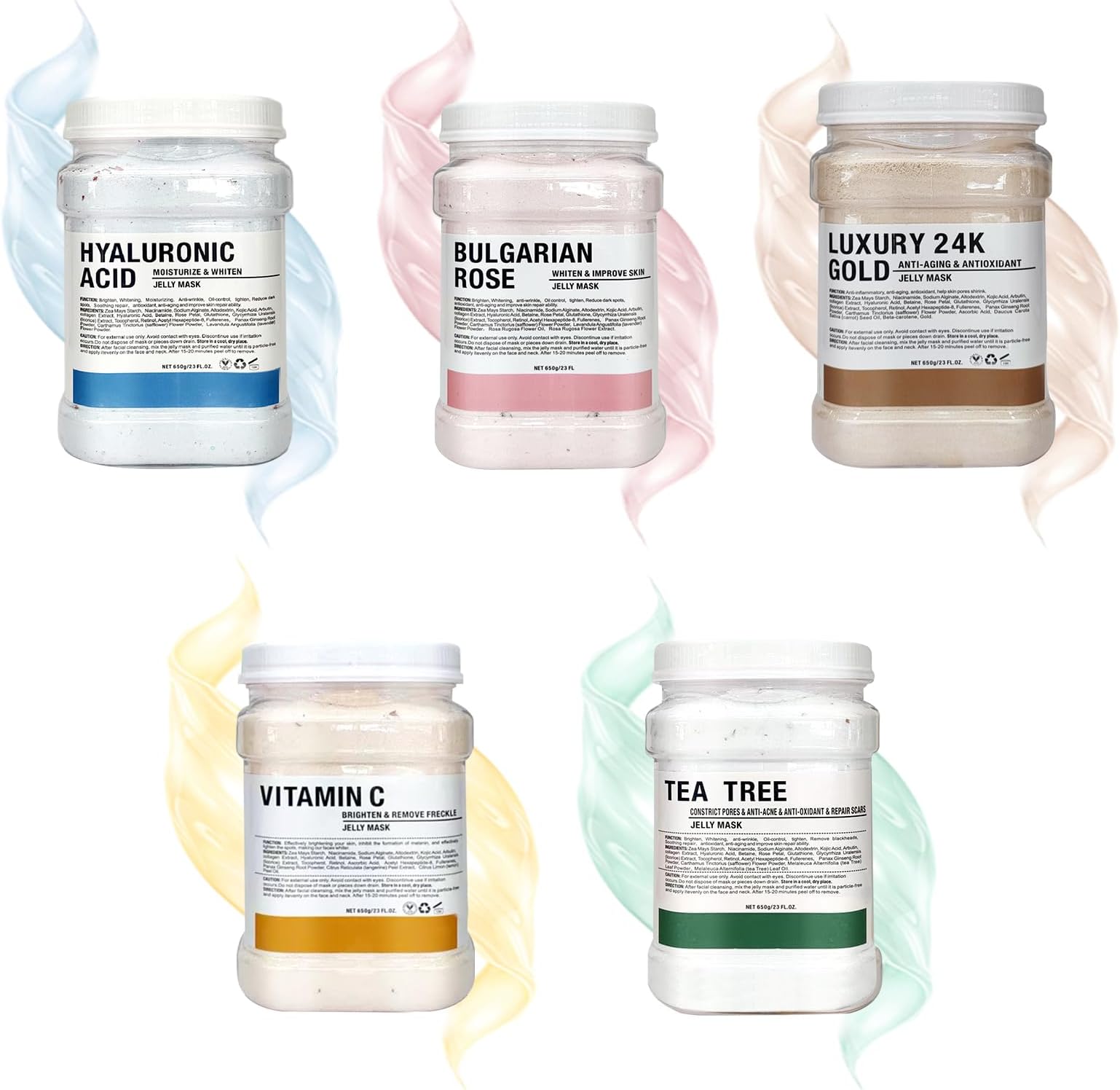 Amazon.com : Fokiabin Jelly Mask for Facials Professional Hydrating ...