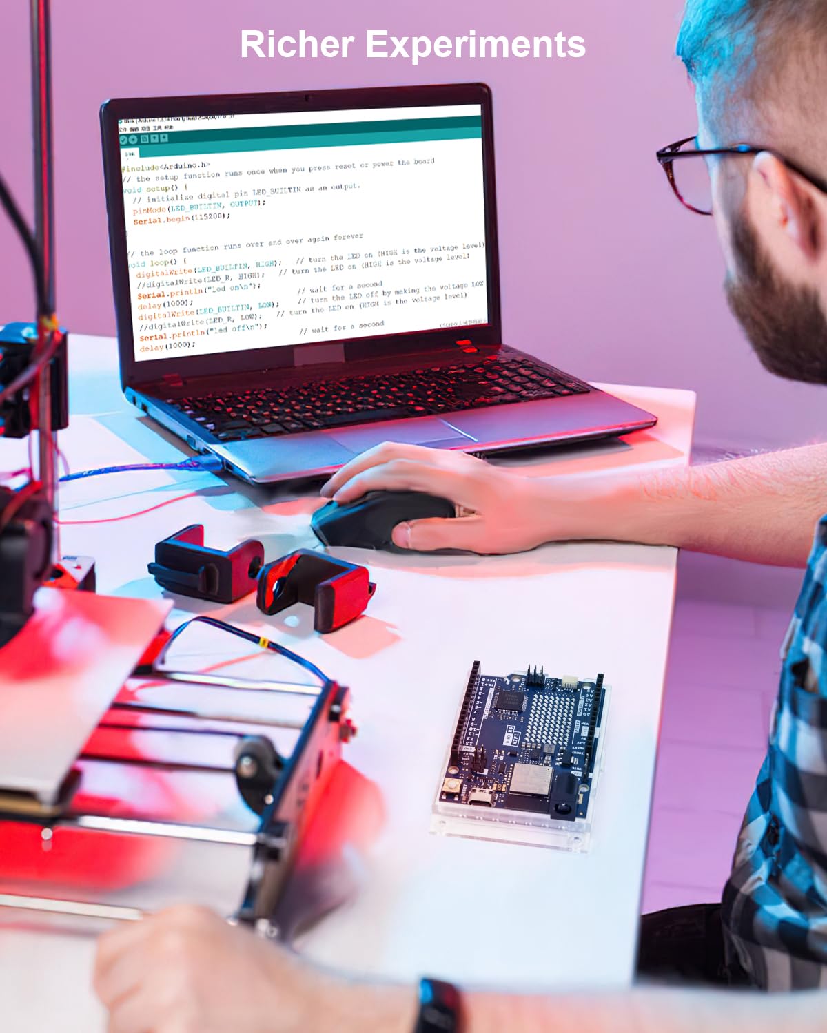 Snapklik.com : RockBee UNO R4 Minima Kit, Original Uno R4 Minima ...