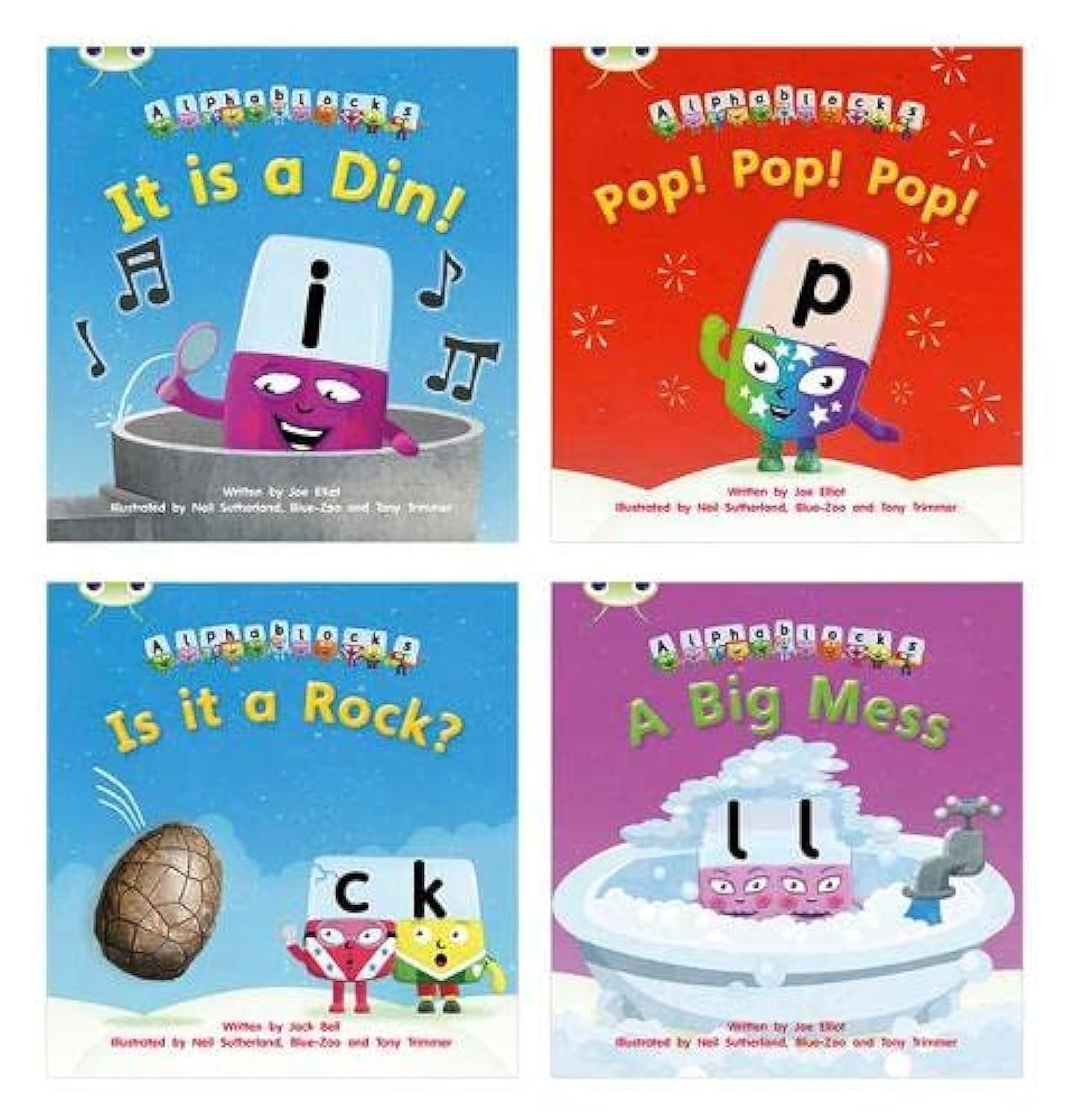 Learn to Read at Home with Bug Club Phonics Alphablocks: Phase 2 ...