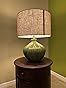 Gordy Modern Accent Table Lamp Handcrafted 20.5" High Ribbed Green ...