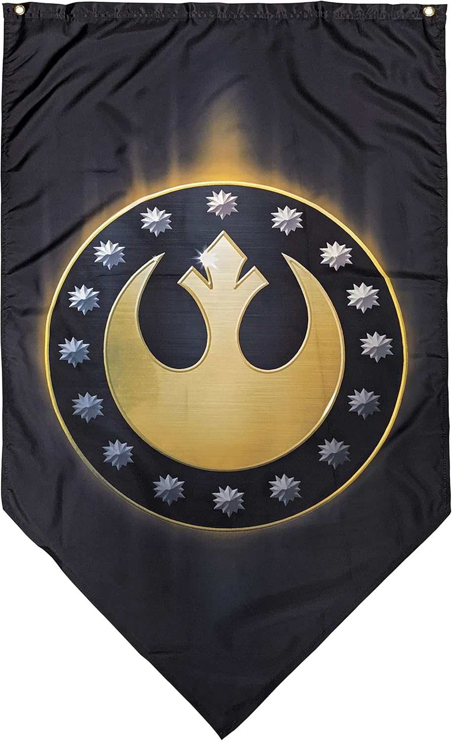 Amazon.com: Star Wars Mandalorian Banner - New Republic Crest : Toys ...