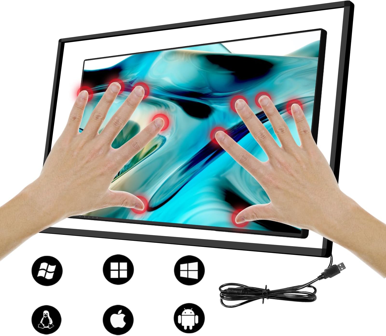 Amazon.com: SpecialTouch 65 Inch Infrared Touch Screen Frame 20 Points ...