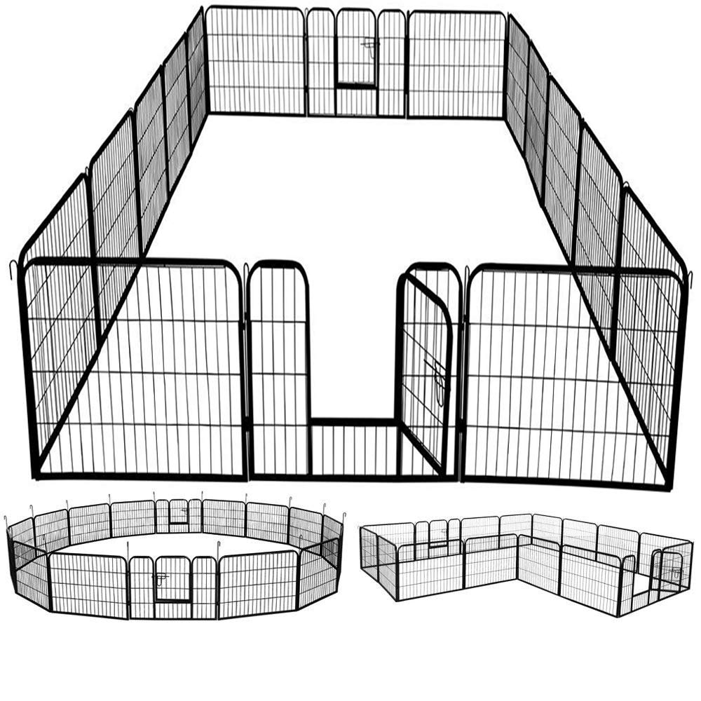 S AFSTAR 40 48 Inch Dog Pen Pet Puppy Playpen Exercise Pens Gate s-afstar-40-48-inch-dog-pen-pet-puppy-playpen-exercise-pens-gate