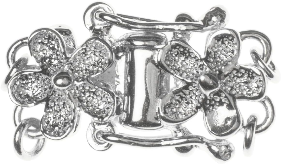 Amazon.com: Dreambell .925 Sterling Silver 2-Strand Stardust Flower ...