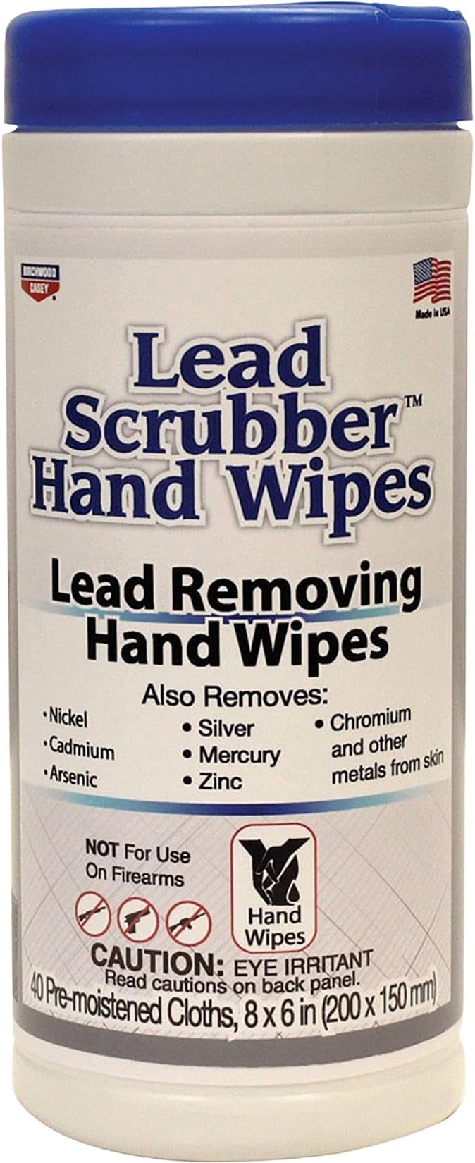 Amazon.com: Birchwood Casey Lead Scrubber Hand Wipes, 40 Effective Pre ...