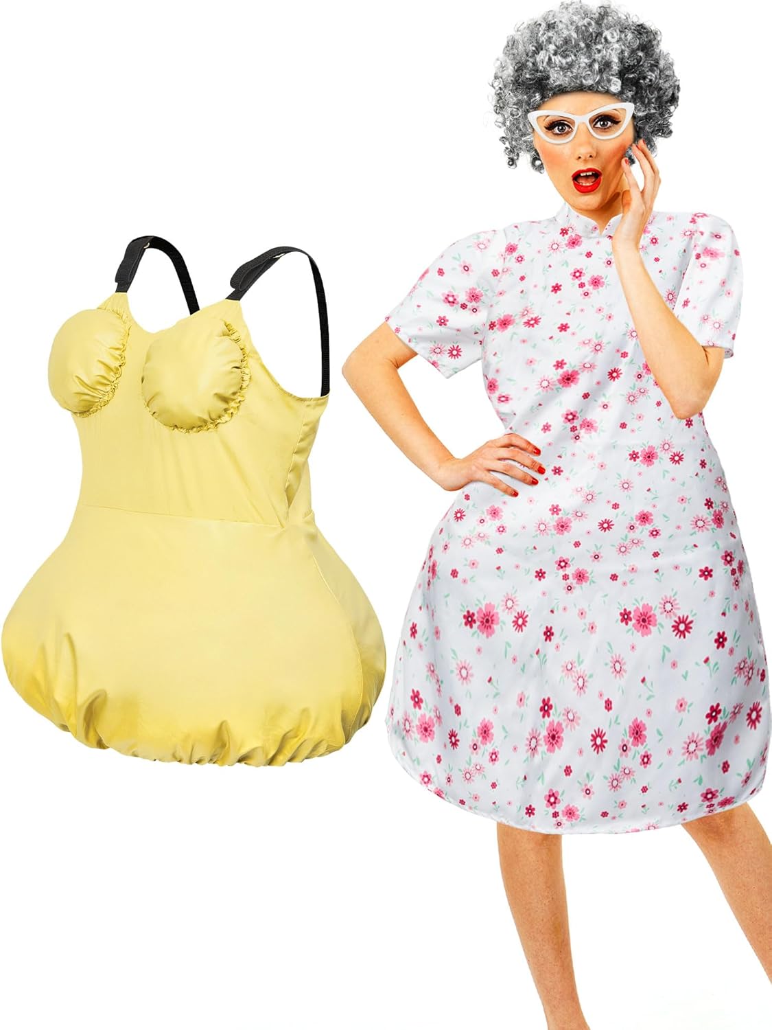 Amazon.com: Hercicy Adult Fat Suit Costume Unisex Saggy Body Suit Funny ...