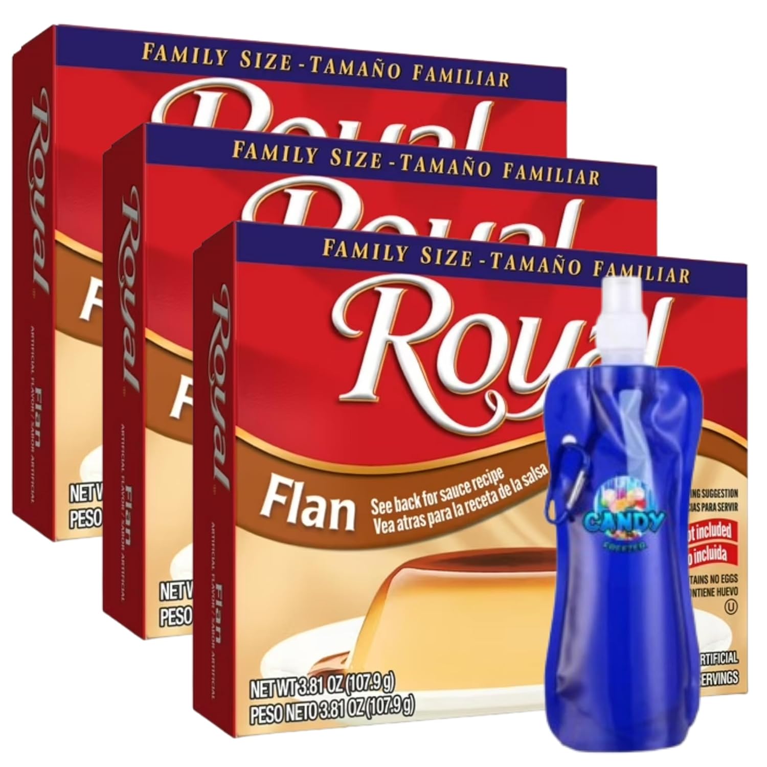 Amazon.com: Candy Freezer Rø¥al Flan Instant Dessert Mix, No Caramel ...