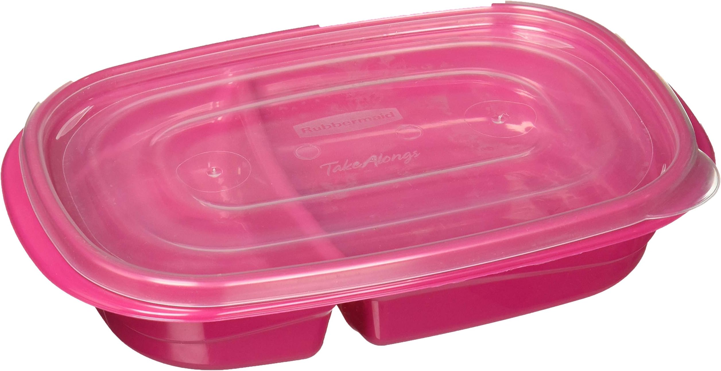 Amazon.com: Rubbermaid Take Alongs Divided Base Container (Pink, 3)3 ...