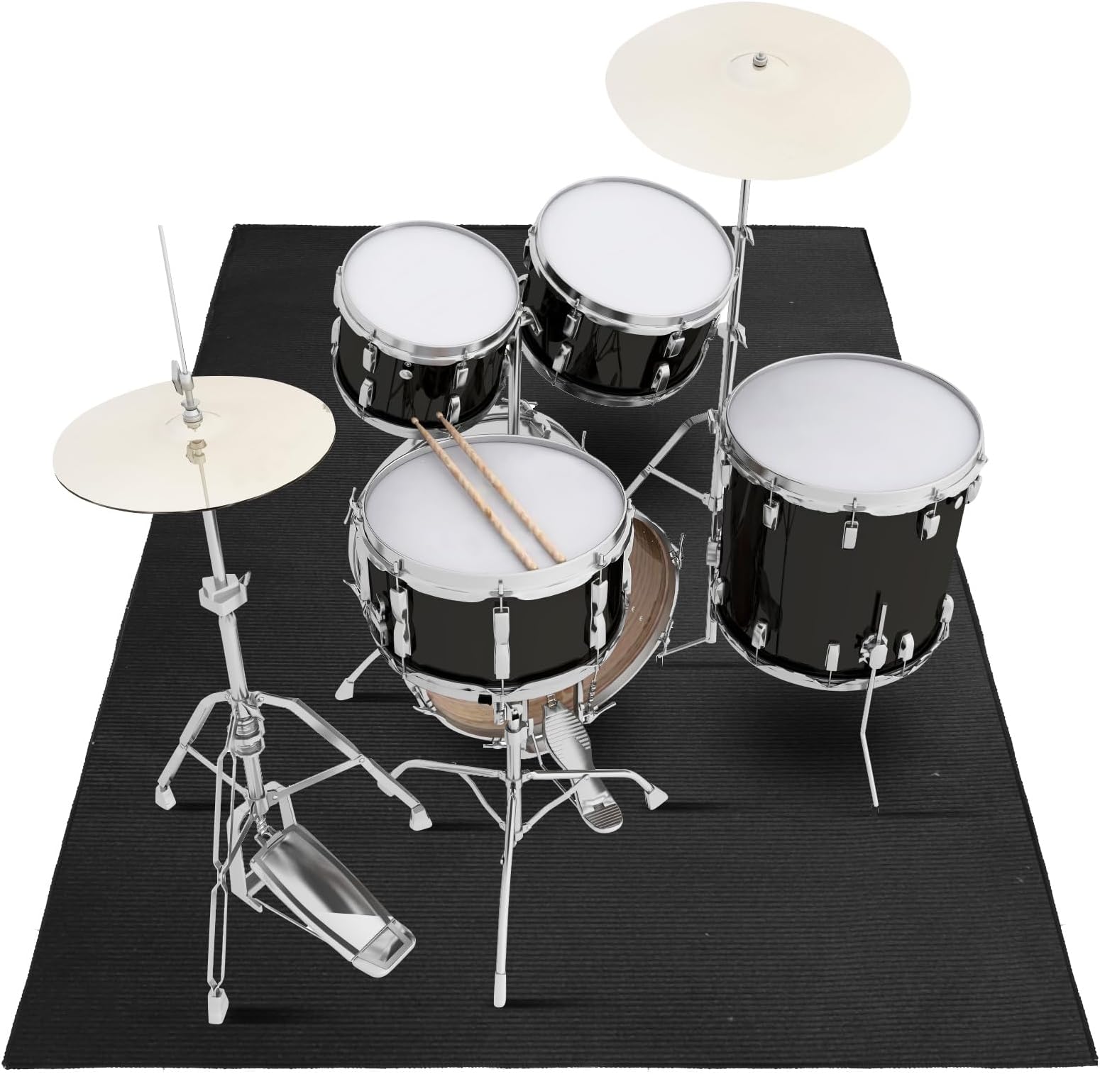 Amazon.com: Black Widow Drum Web Anchoring Drum Mat, The Ultimate Drum ...