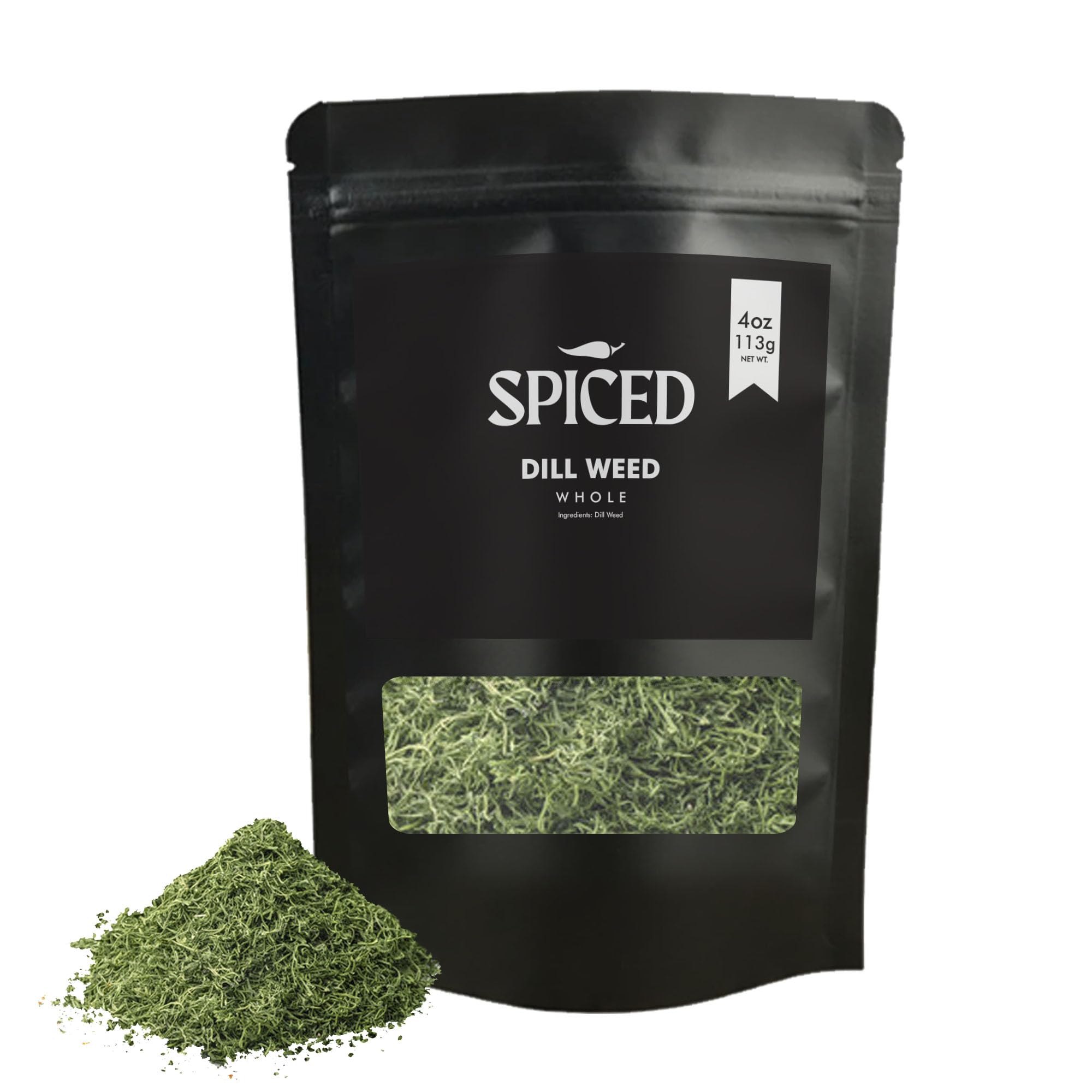 Amazon.com : SPICED Dill Weed, 4 Oz of Whole Dill Weed in Closable Bag ...