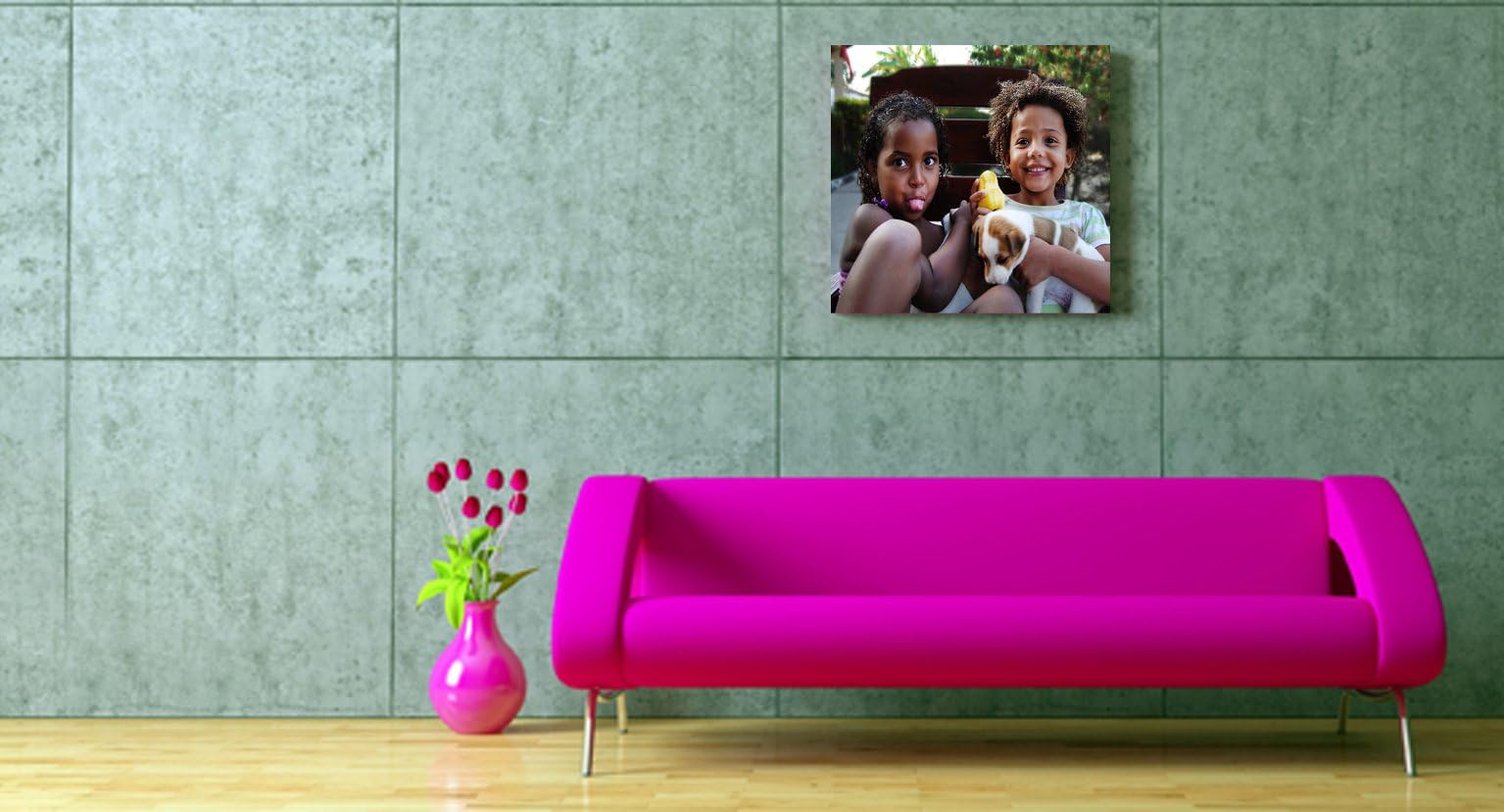 Personalised Canvas, Your Image/Photo on Canvas Box Frame. Ready to ...