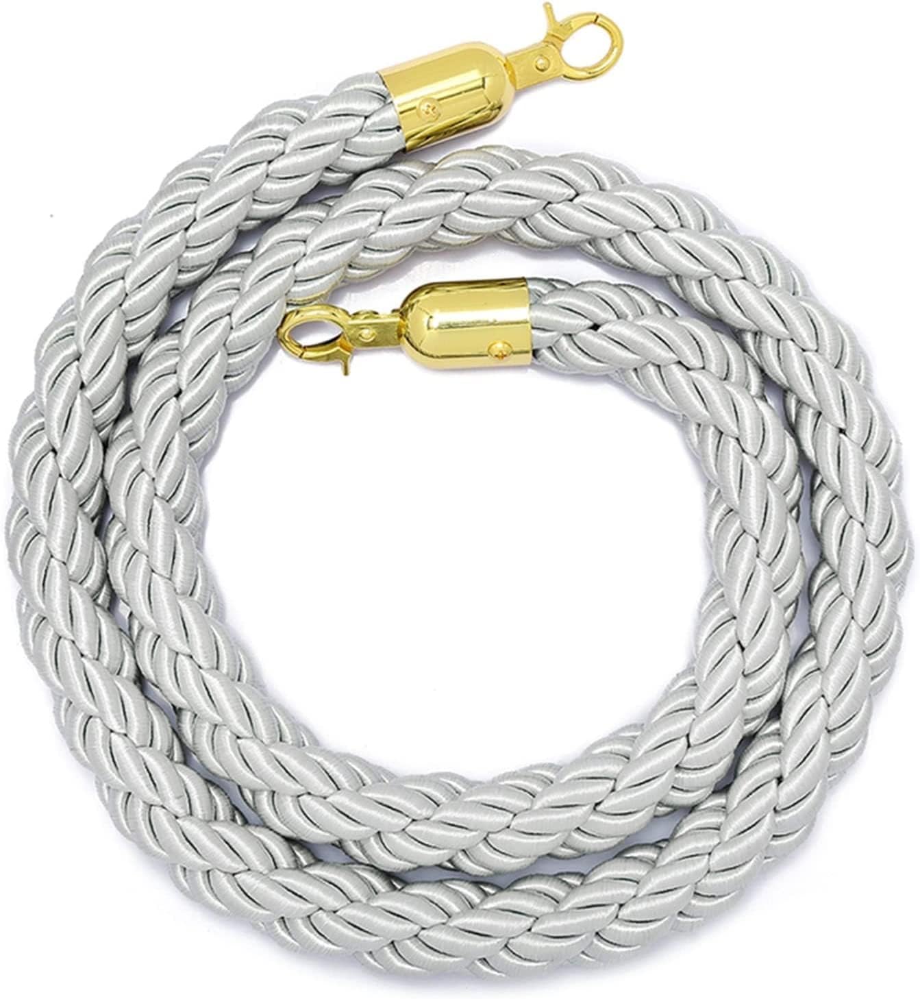 Twisted Queue Barrier Rope With A Hook， Twisted Queue Rope Hanging Hemp ...