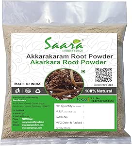 Amazon.com: Herbal Fresh Akarkara Root Powder | Anacyclus Pyrethrum ...
