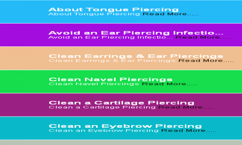Piercing Tips - App on Amazon Appstore