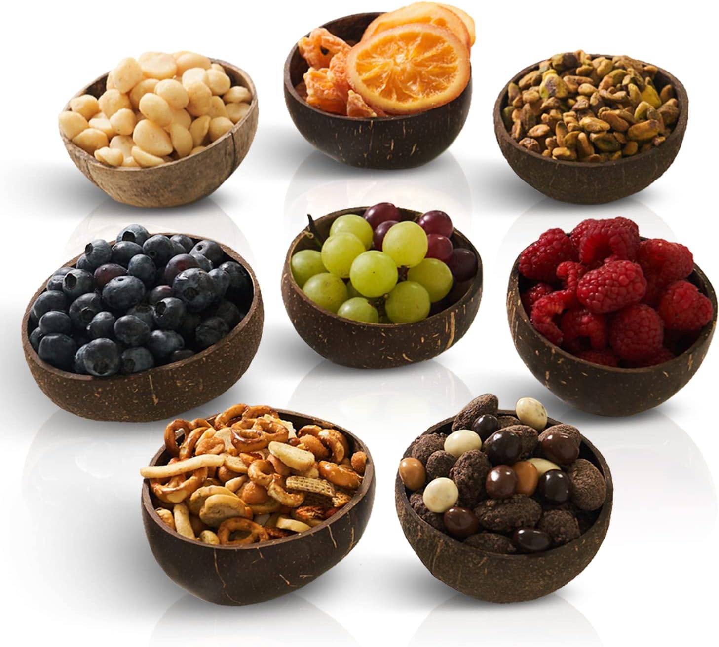 Amazon.com: Didaey 8 Pcs Small Wooden Dipping Bowls Condiments Mini ...