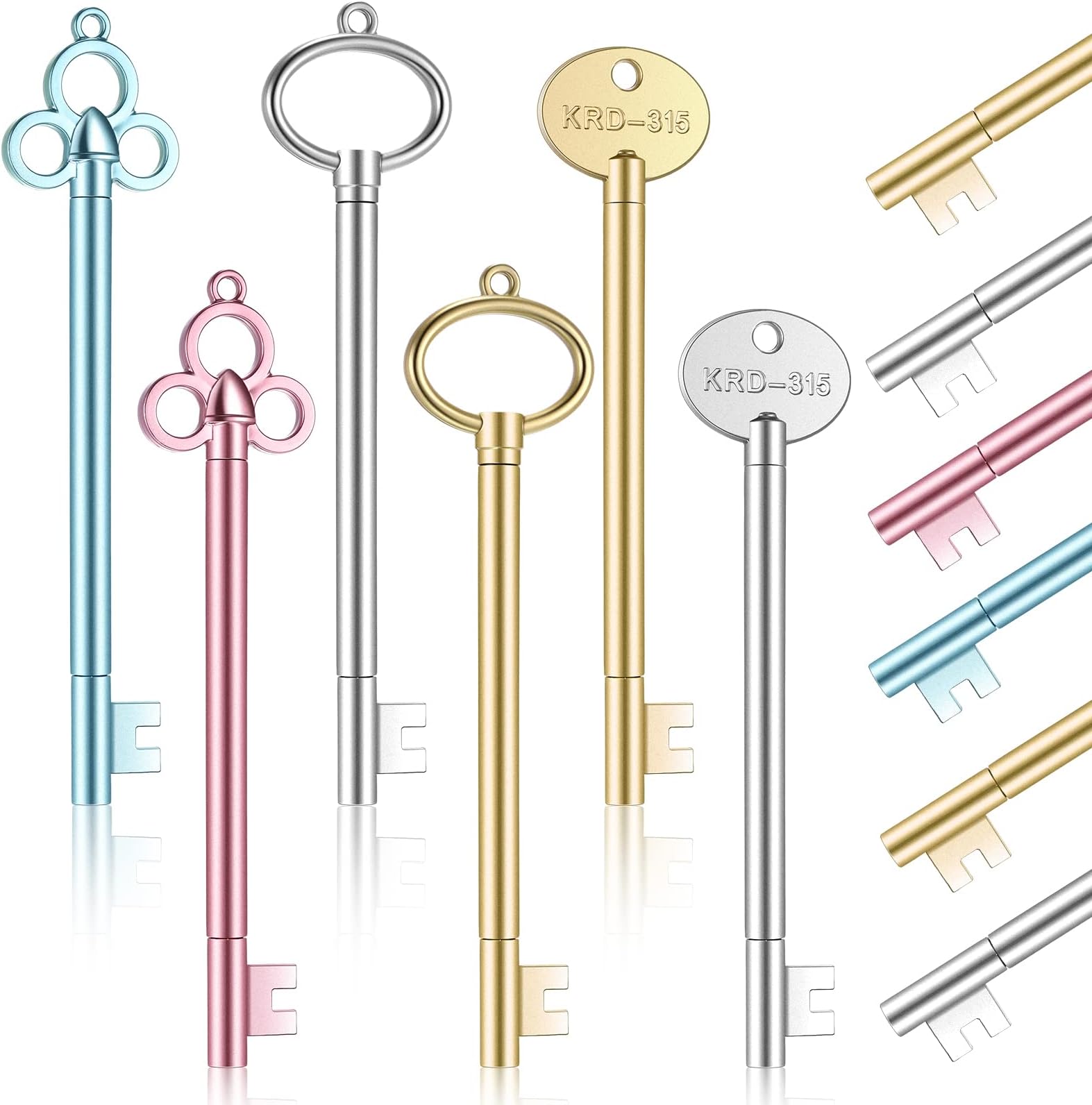 Amazon.com: JKJF Key Shape Gel Ink Pen Retro Rollerball Pen Creative ...