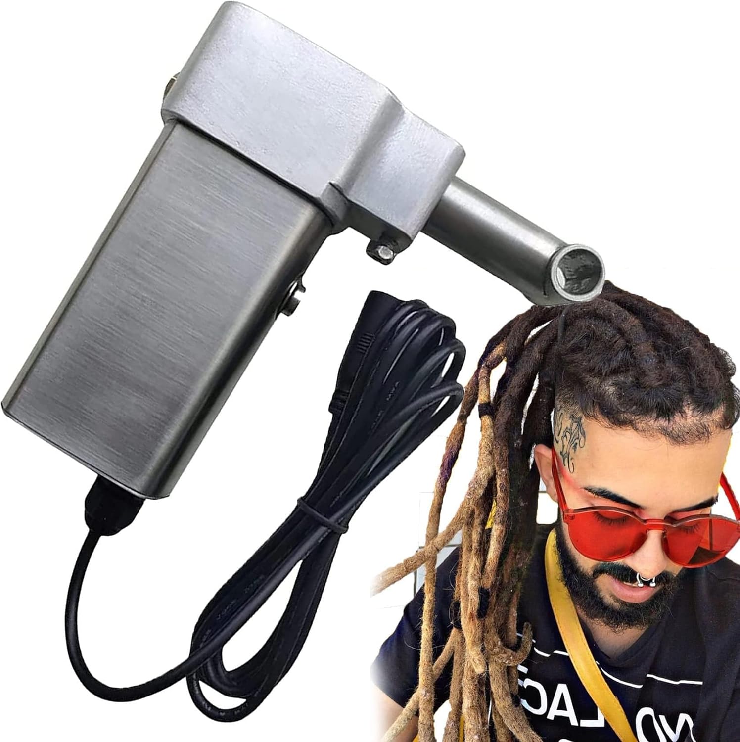 Amazon.com: HENGMA Mini Handheld Portable Deadlocs Crochet Braiding ...