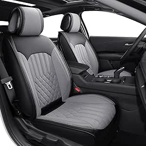 Amazon.com: Tomatoman Faux Leather Car Seat Covers Compatible with Cadillac XT4 SUV Luxury ...