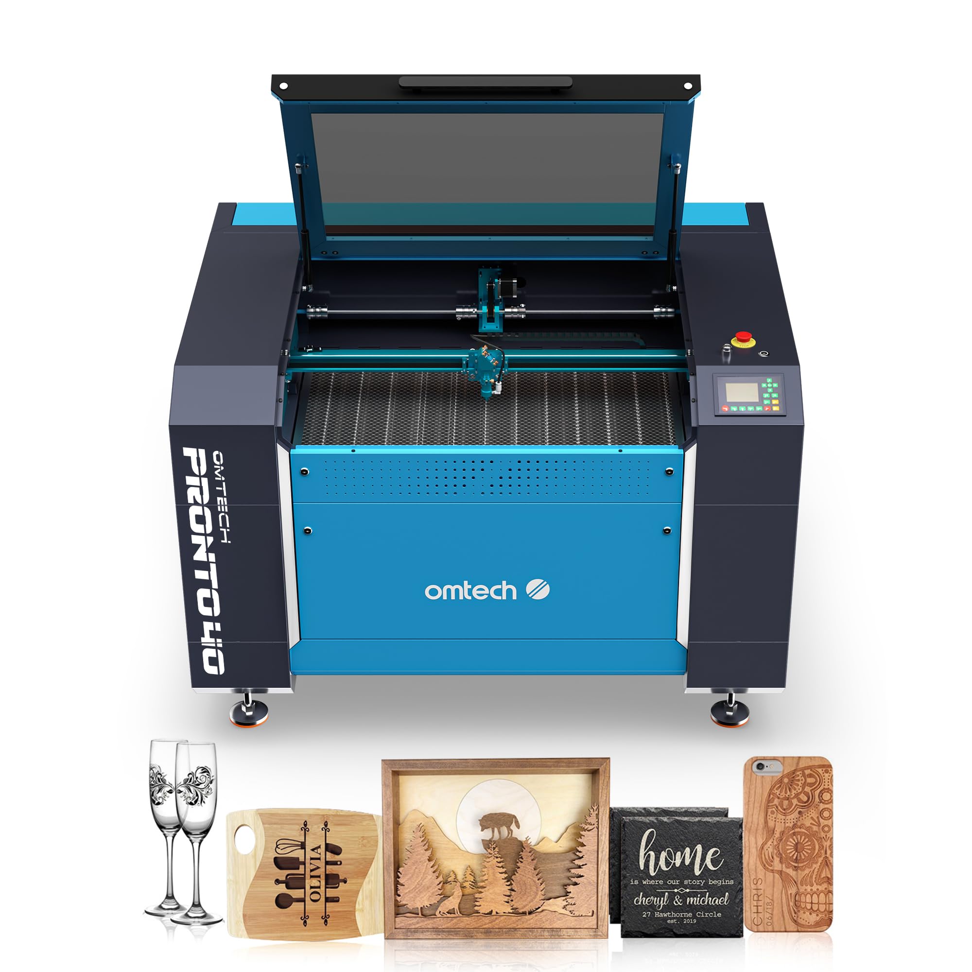 Amazon.com: OMTech Pronto 80W CO2 Laser Engraver, 35x24 Inch Laser ...