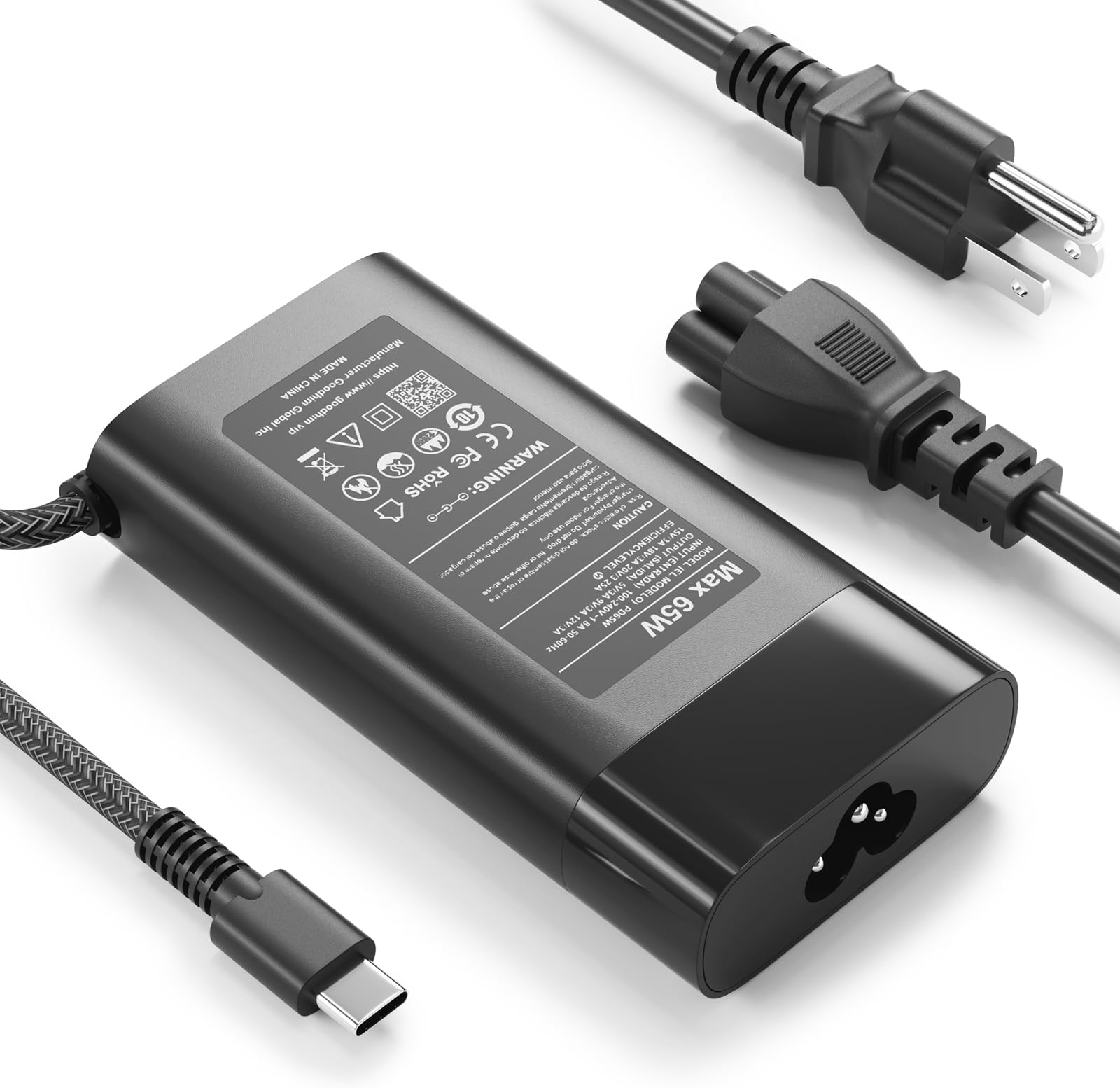 Amazon.com: New Slim HP 65W USB C Laptop Charger Replacement for HP ...