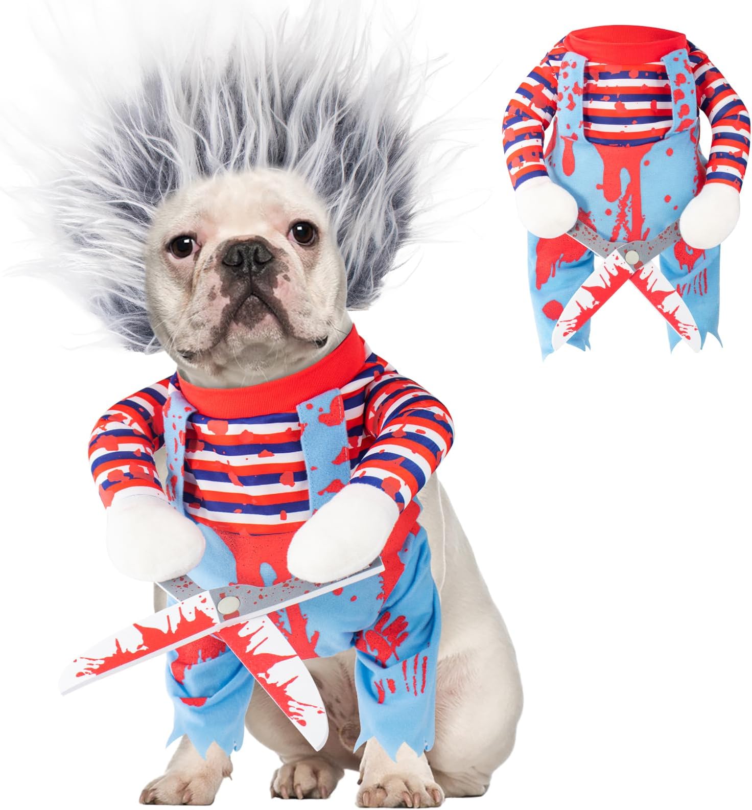 Amazon.com : Halloween Dog Costumes, Deadly Pet Dog, Funny, Parody ...