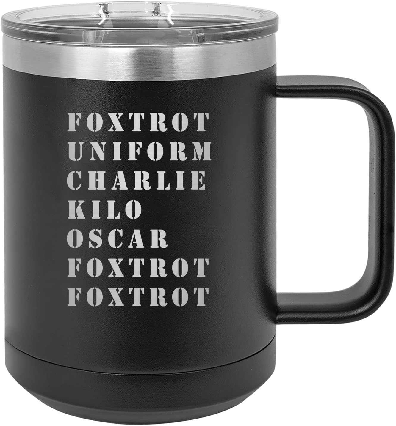 Amazon.com: Rogue River Tactical Funny Foxtrot Off Military Acronym ...