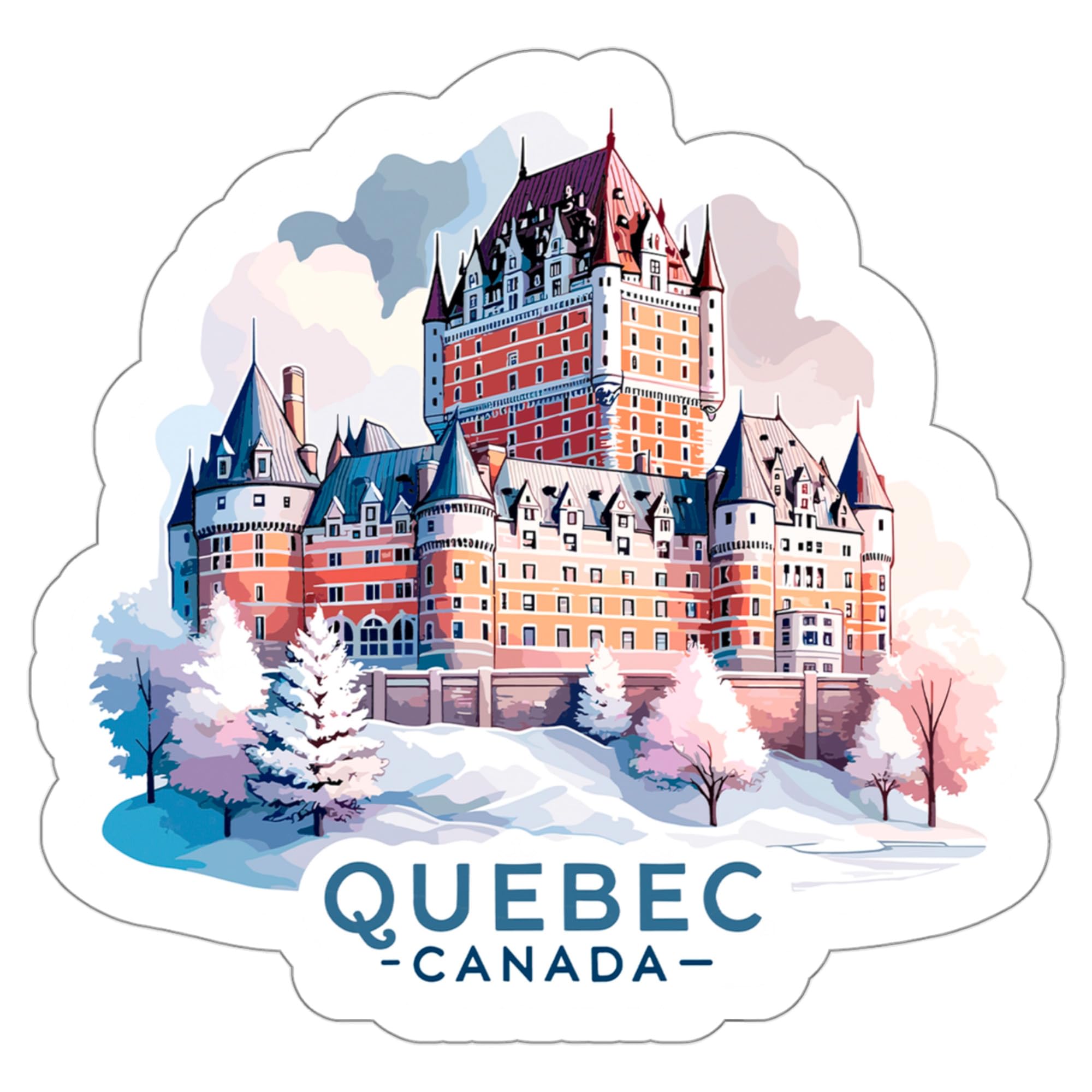 Amazon.com: Quebec Province Canada Sticker Travel Outdoors Decal Vinyl ...