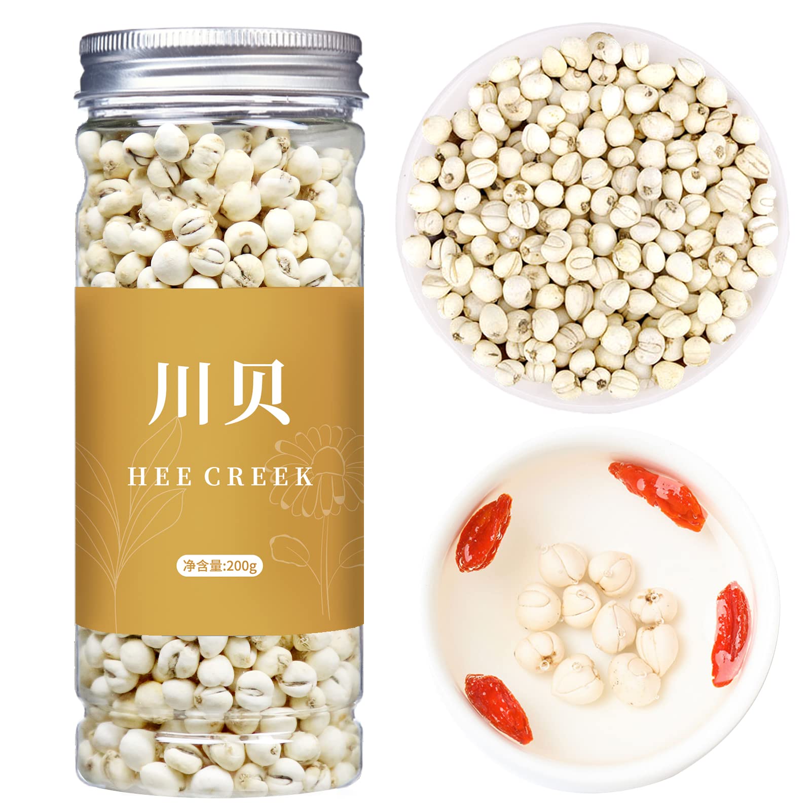 Amazon.com : Hee Creek Bulbus Fritillariae Cirrhosae 200g/7.05oz Chuan ...