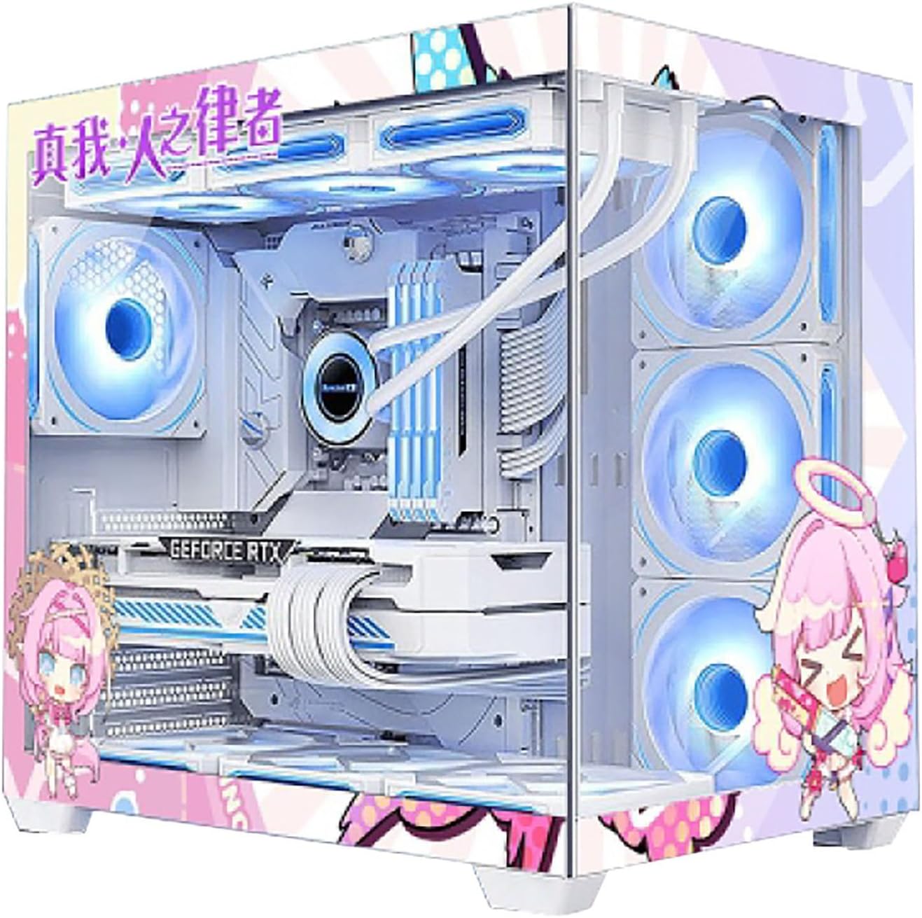 Amazon.com: upim Computer Cases,Mid-Tower PC Gaming Case ATX/M-ATX/ITX ...