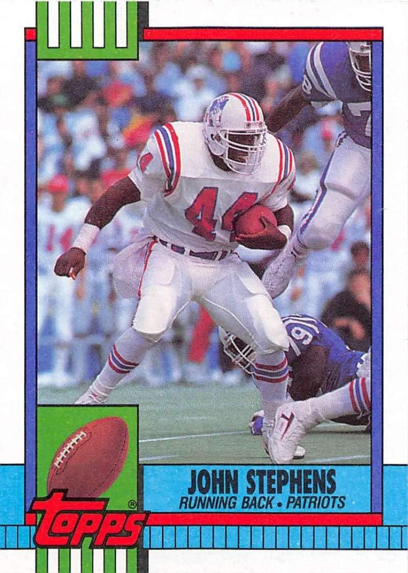 Amazon.com: 1990 Topps Disclaimer Back Football #427 John Stephens New ...