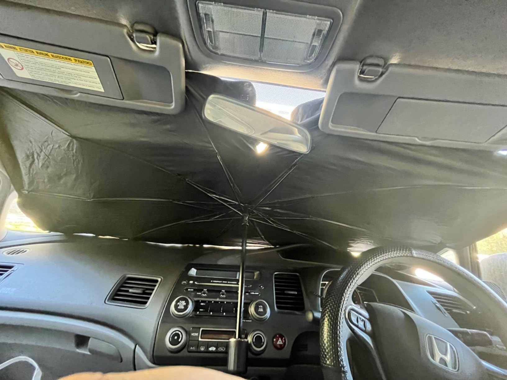 Car Windshield Sun Shade Umbrella, Foldable Car Umbrella Window ...