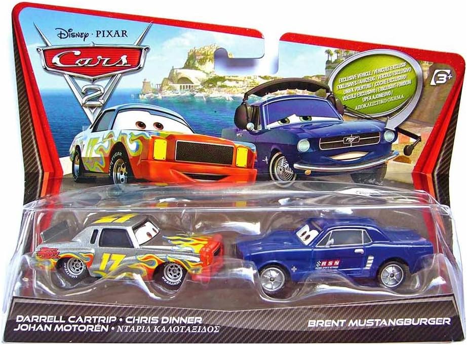 Cars 2 - Pack de 2 Coches (Mattel V2834) : Amazon.es: Juguetes y juegos
