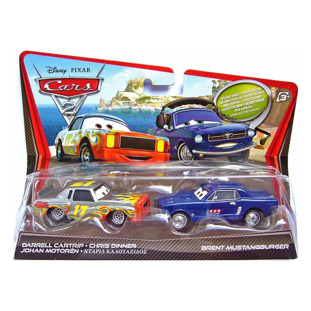 Mattel V2834 Disney / Pixar CARS 2 Movie 155 Die Cast Car (2 Pack ...