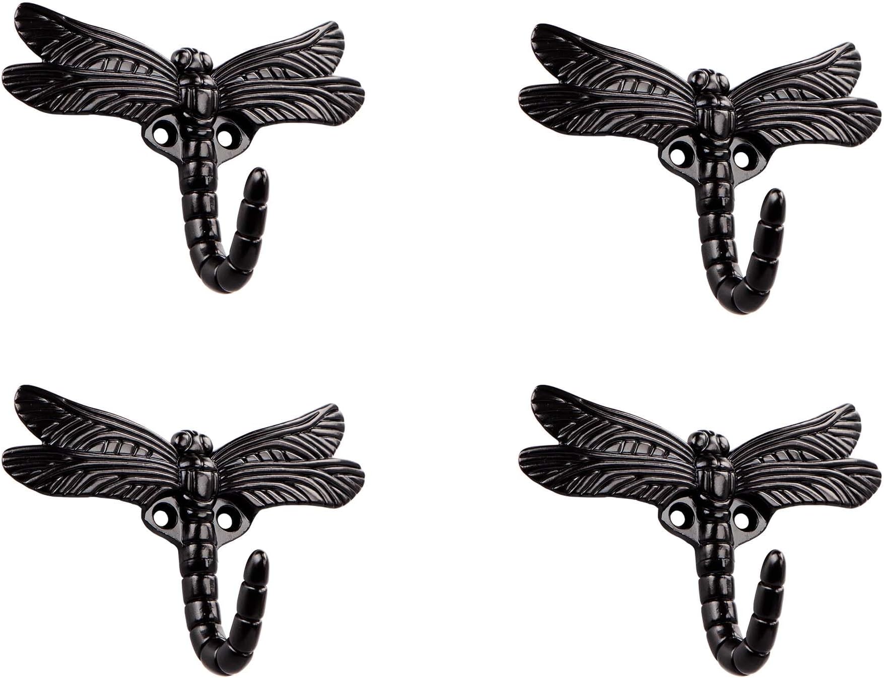 Amazon.com: DEEKOUDT Dragonfly Hooks Wall Mounted Cloak Rack, Heavy ...