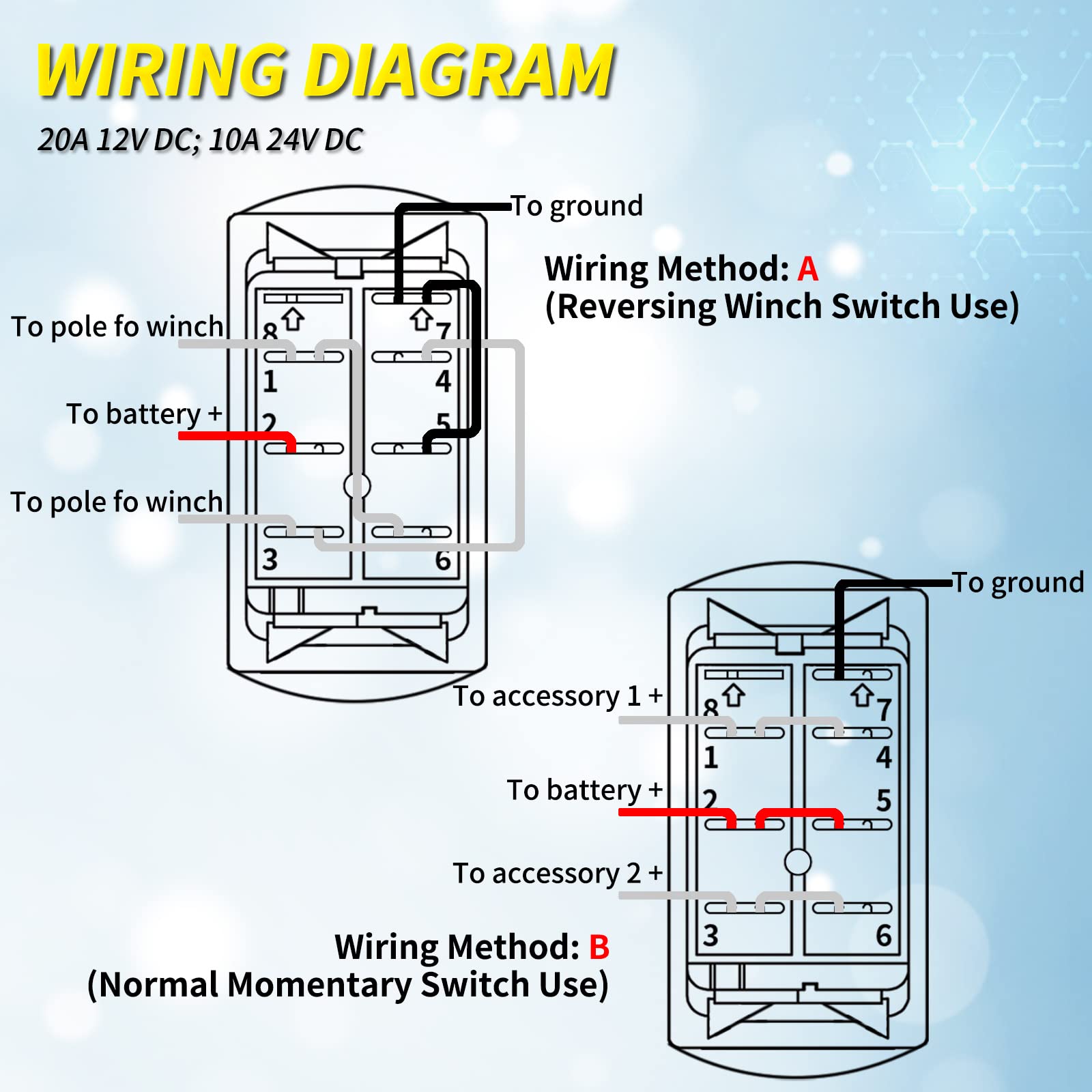 Dc Wiring A Toggle Switch For Winch How To Wire A Rocker Switch?