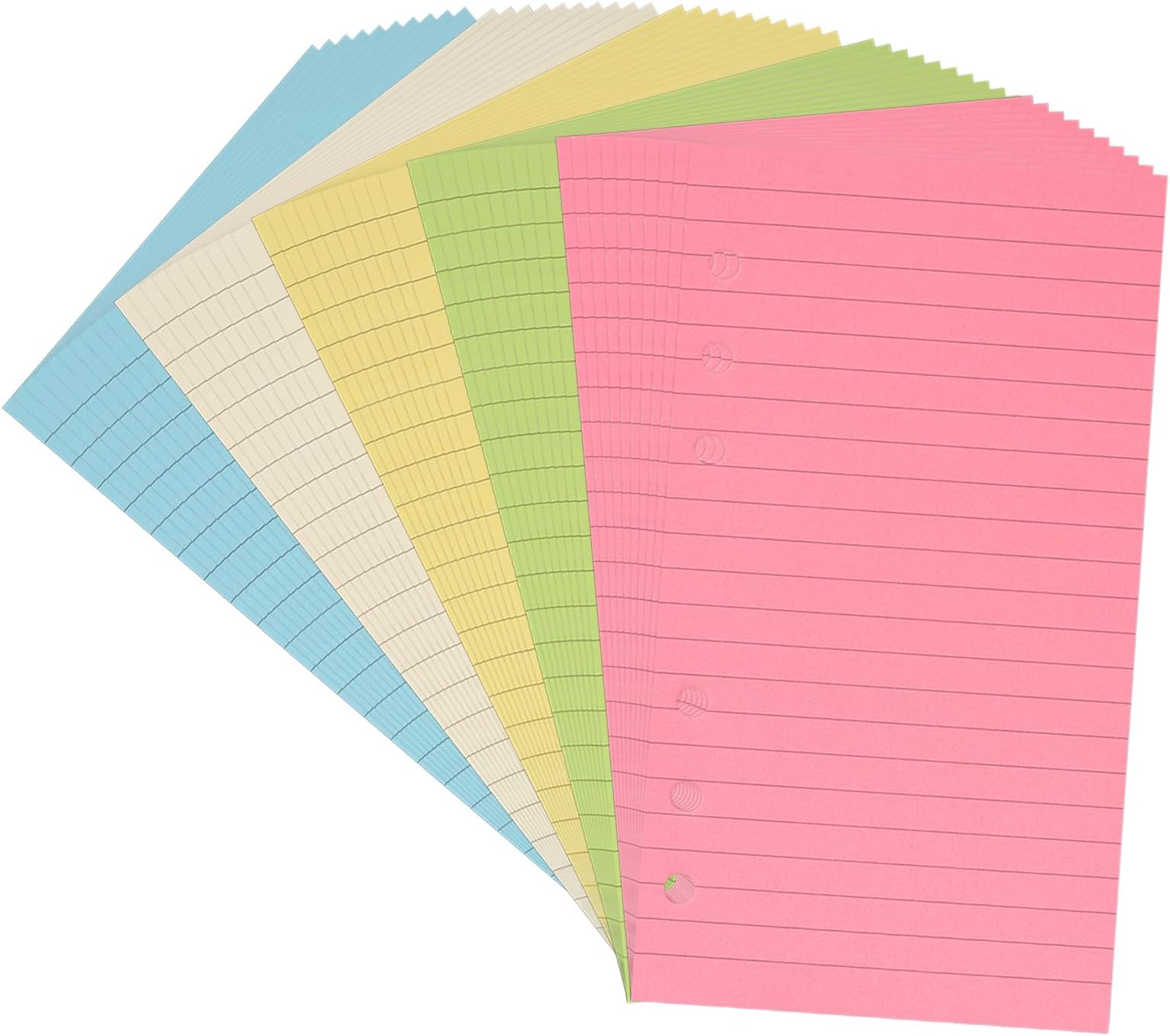 PINGEUI 10 Pack A6 Lined Filler Paper, 450 Sheets/900 Pages Ruled Loose ...