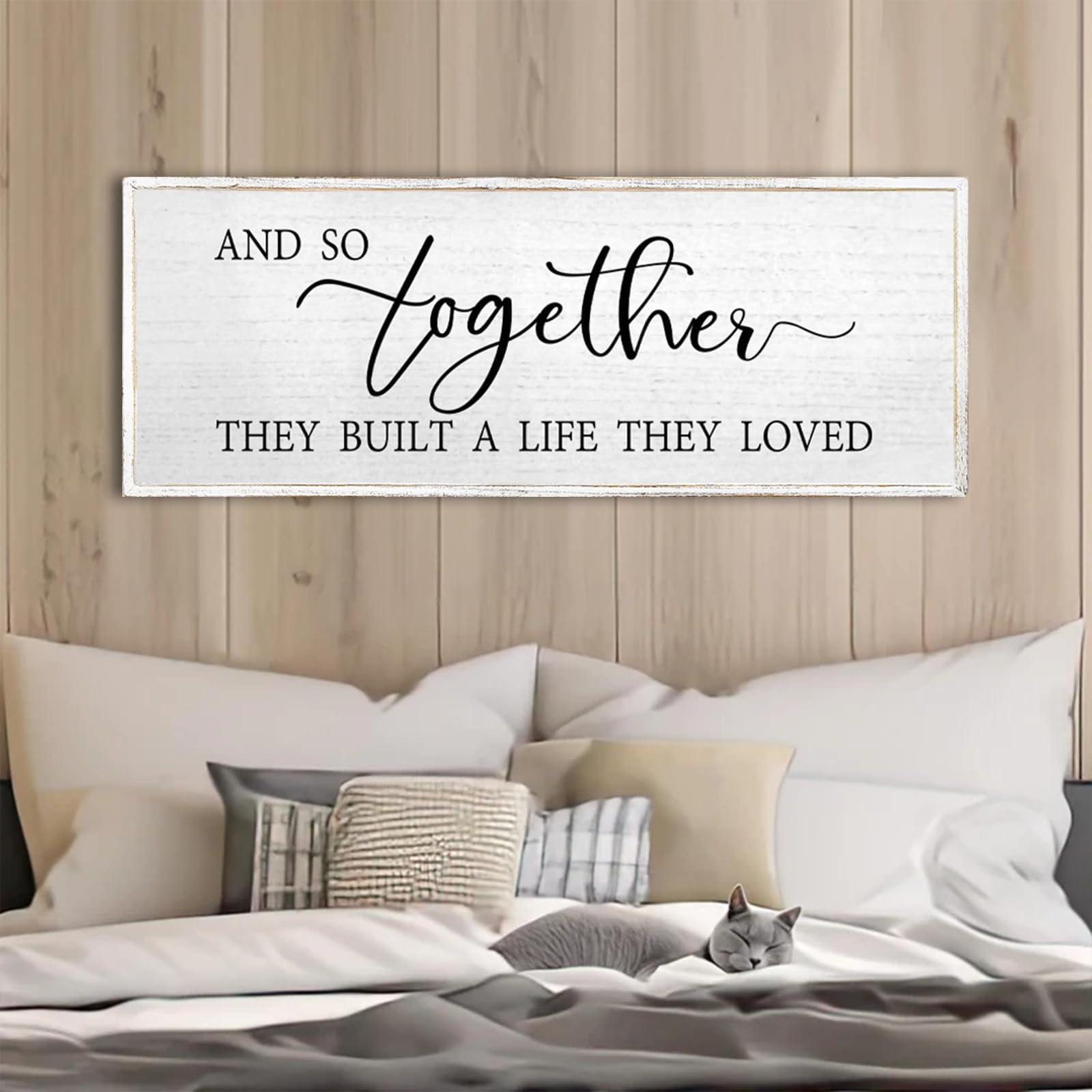 Amazon.com: If I Lay Here Would You Lie With Me Wall Decor Sign 32”X12 ...