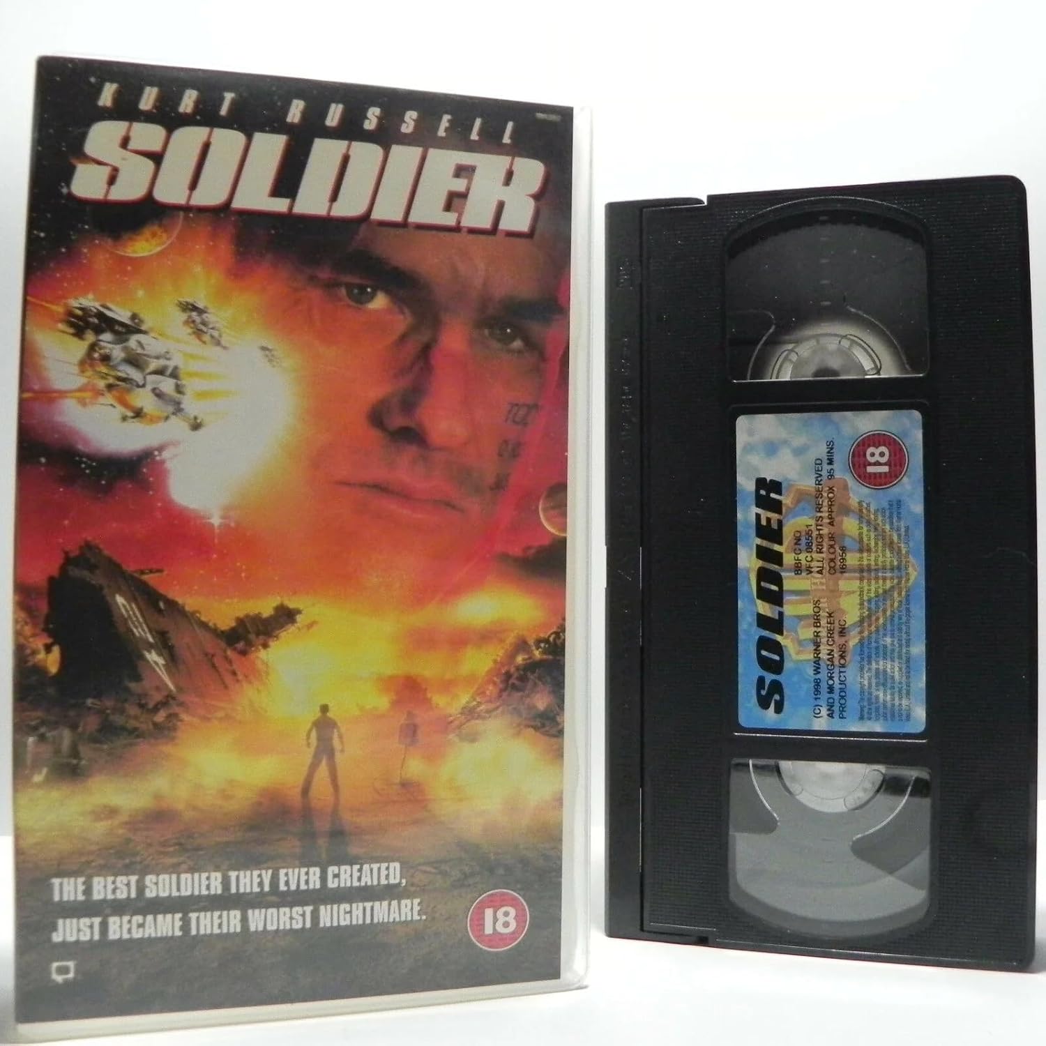 Amazon.com: Soldier [VHS] : Kurt Russell, Jason Scott Lee, Jason Isaacs ...