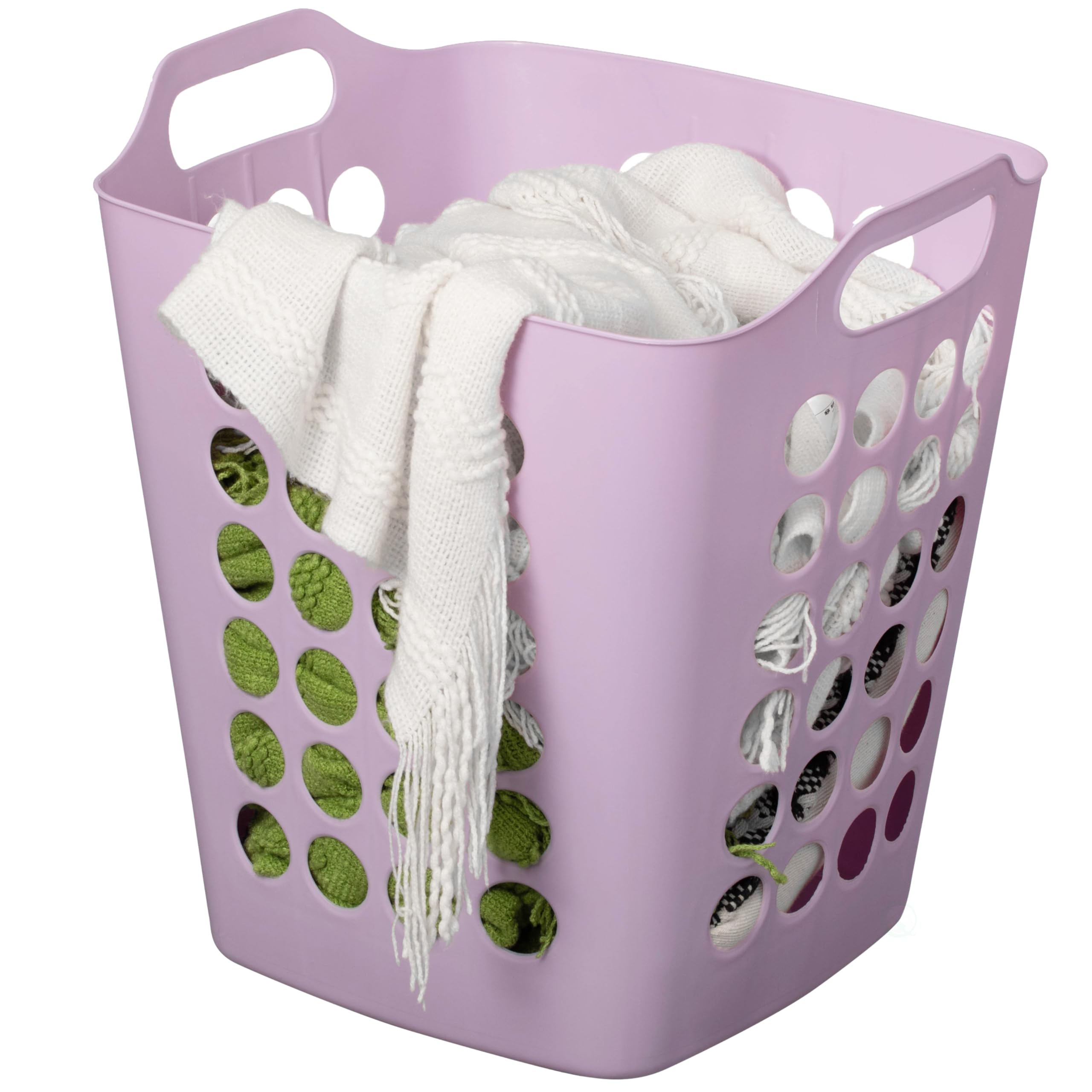Amazon.com: Flexible Plastic Laundry Basket - Square Storage Hamper ...