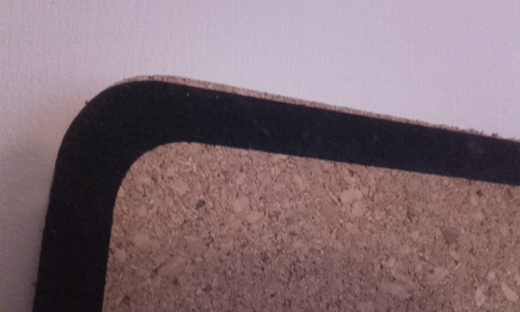 Navaris Small Cork Notice Board - Rectangular Speech Bubble Design 44 x ...