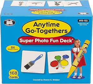 Super Duper Publications Anytime Go-Togethers Photo Fun Deck Flash ...