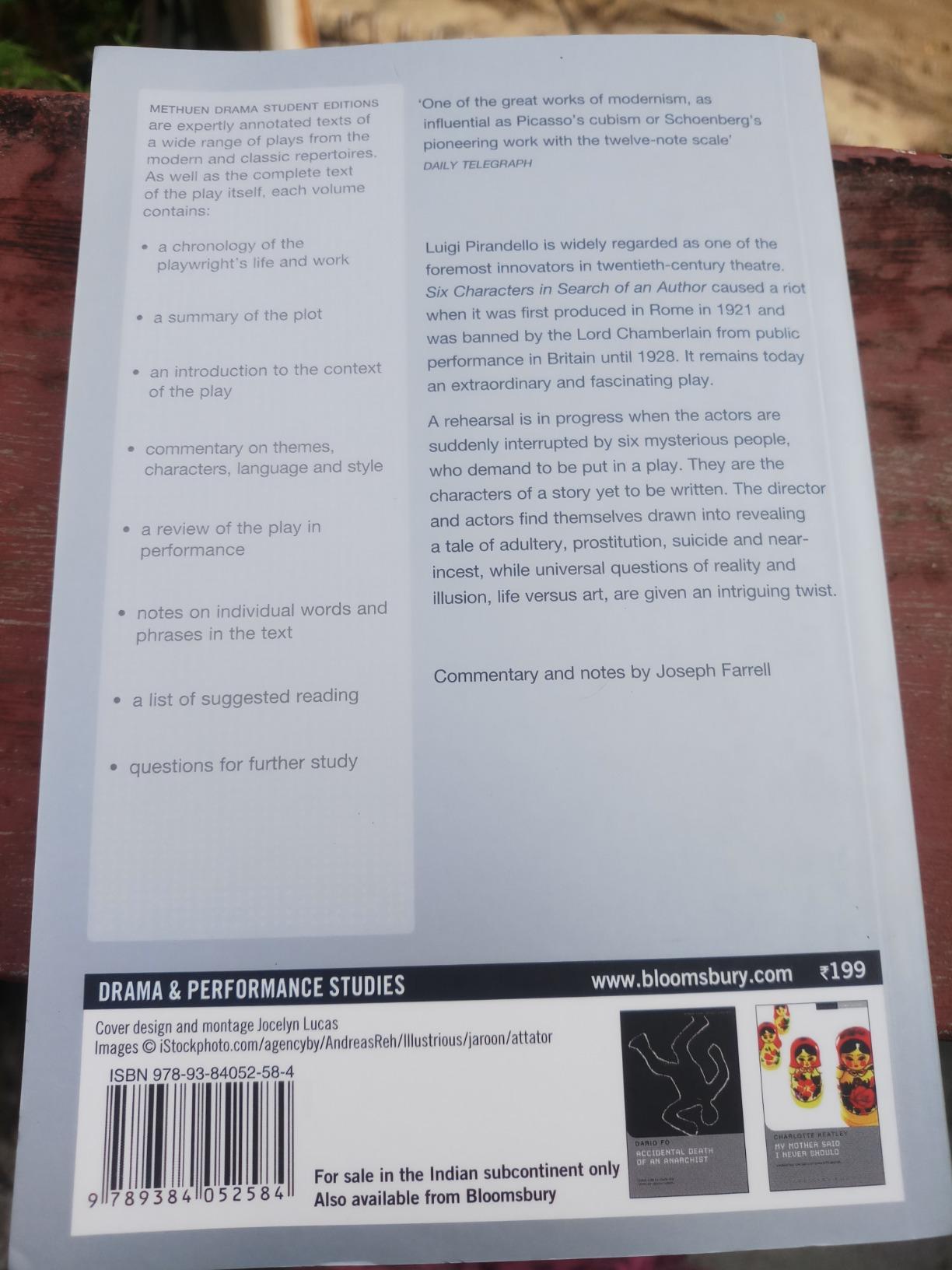 Six Characters in Search of an Author eBook : Luigi Pirandello: Amazon ...