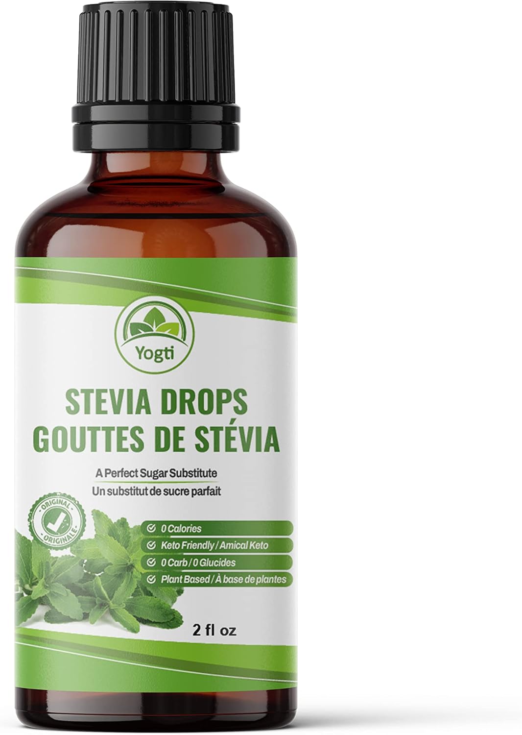 Yogti Liquid Stevia Sweetener Drops Original 2fl oz : Amazon.ca ...