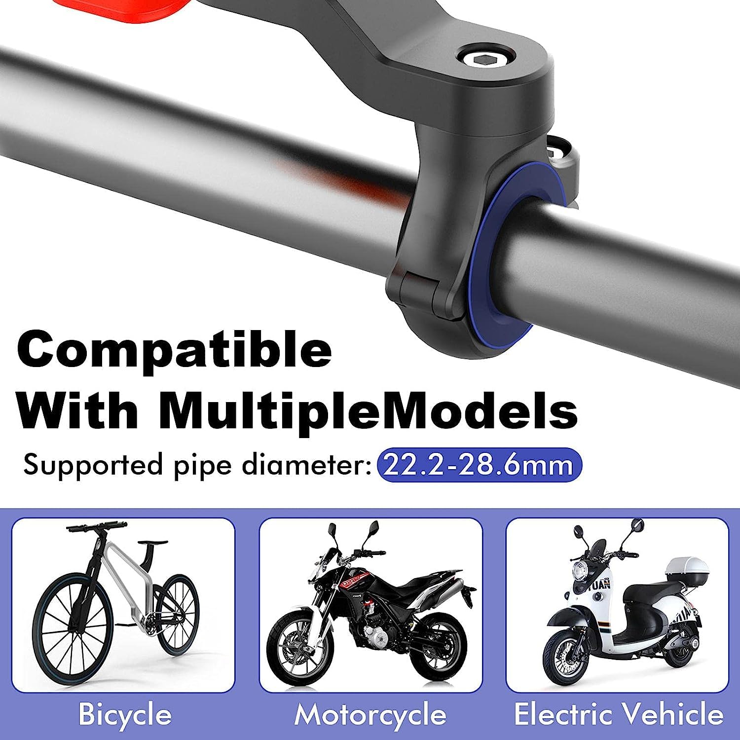 Universal Motorcycle Handlebar Mount Universal Support Motorcycle